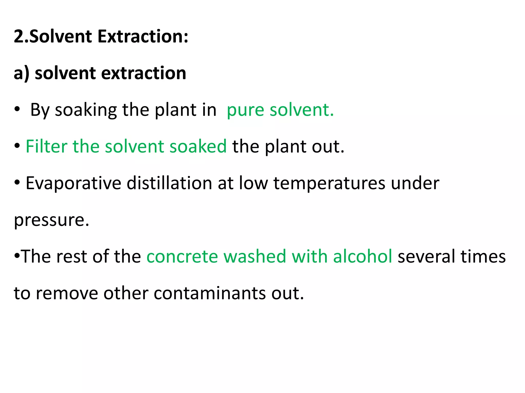 Extraction of volatile oils | PPTX