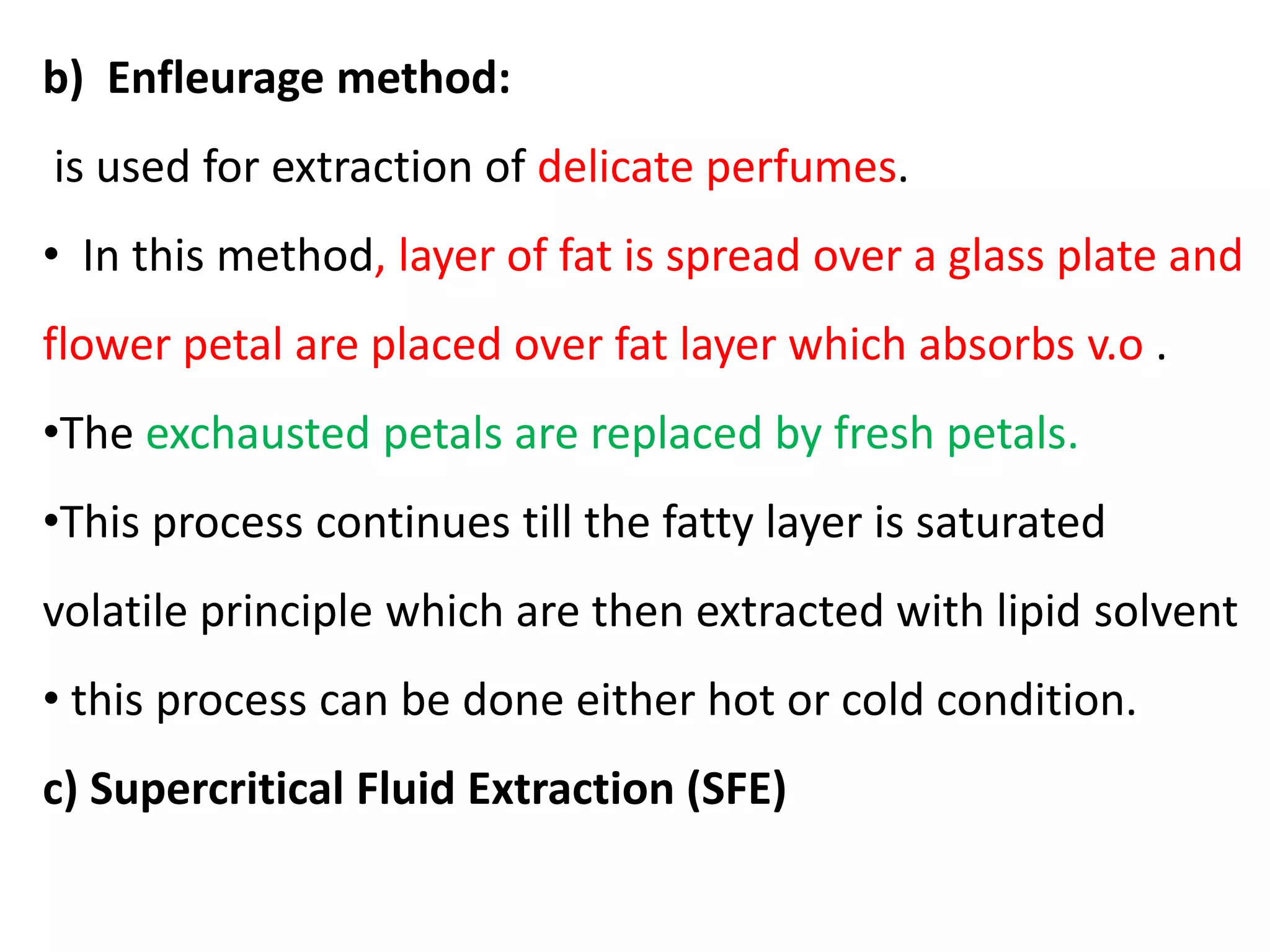 Extraction of volatile oils | PPTX