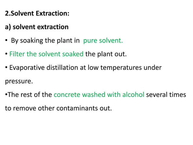 Extraction Of Volatile Oils Pptx