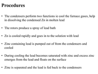 Extraction of zinc | PPTX