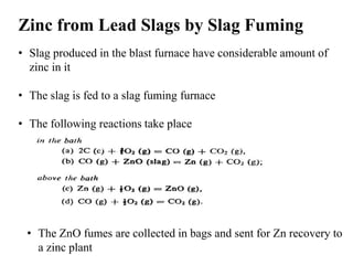 Extraction of zinc | PPTX