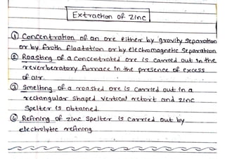 Extraction of Zinc | PDF