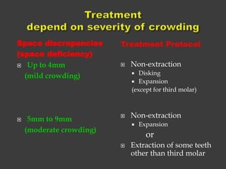 A differential diagnostic decision for extraction and non-extraction | PPT