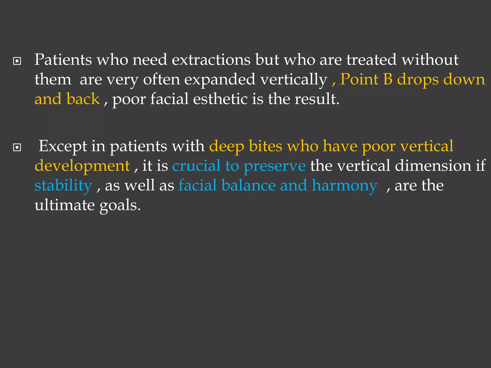 Extraction or non extraction | PPTX