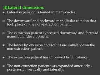 Extraction or non extraction | PPTX