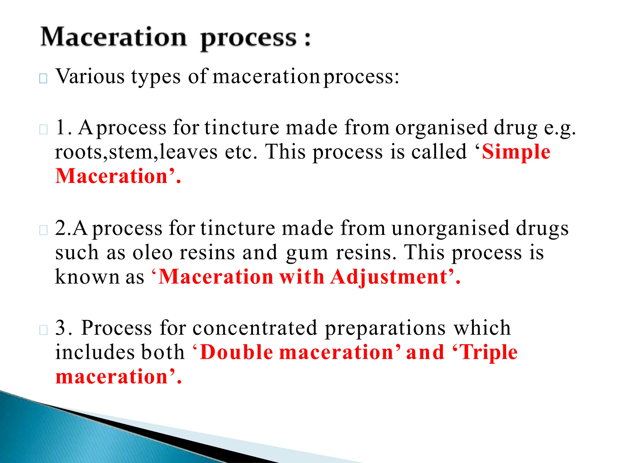 Extraction process Pharmaceutics I 20111 | PPTX