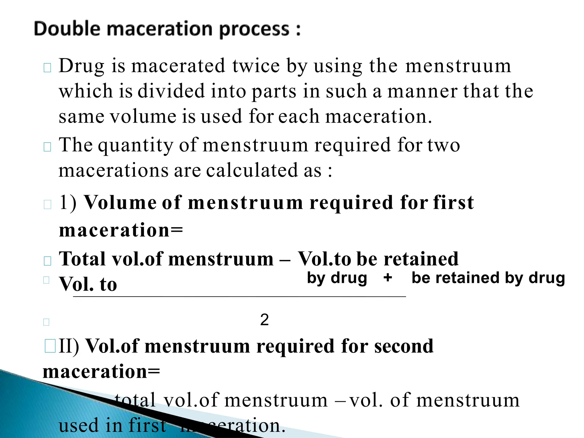Extraction process Pharmaceutics I 20111 | PPTX