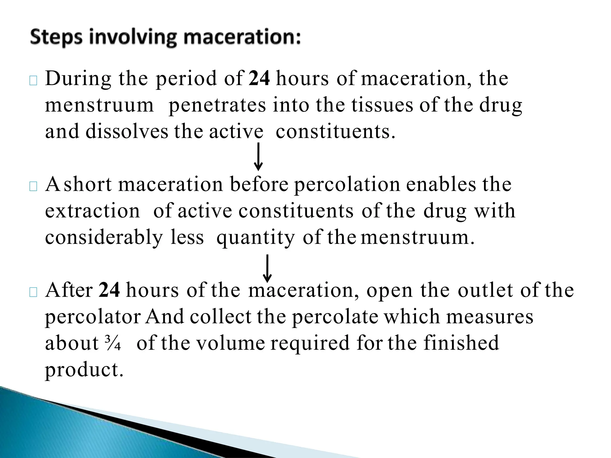Extraction process Pharmaceutics I 20111 | PPTX