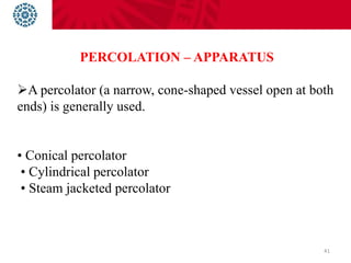 Extraction processes | PPTX