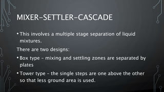 Extraction Methods in Processing Industry | PPTX
