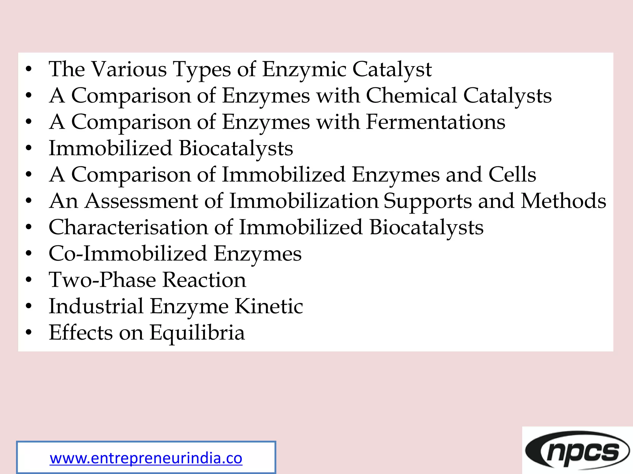 Extraction, Purification and Production of Enzymes (Biotechnology) | PDF