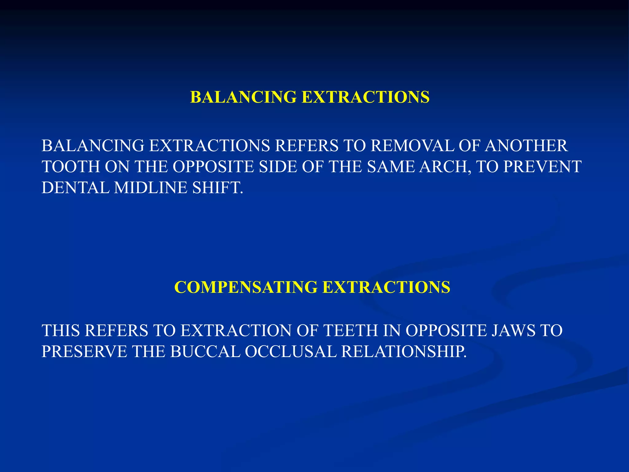Extractions in orthodontics | PPT