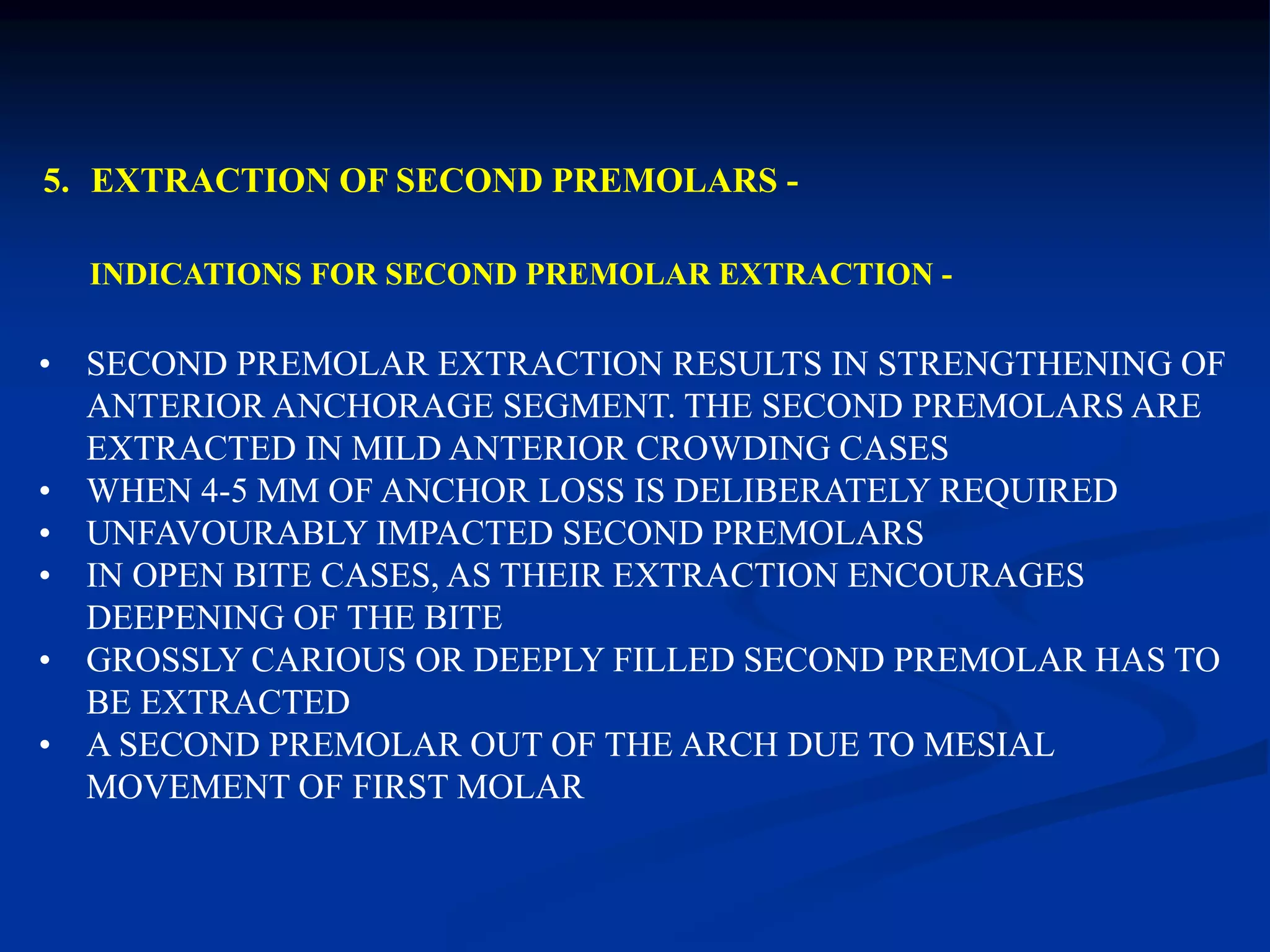 Extractions in orthodontics | PPT