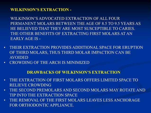 Extractions in orthodontics | PPT