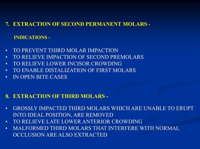 Extractions in orthodontics | PPT