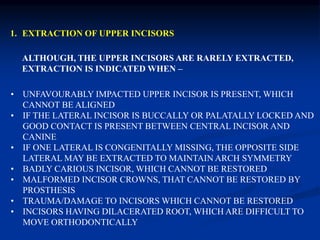 Extractions in orthodontics | PPT