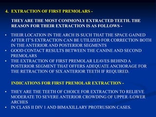 Extractions in orthodontics | PPT