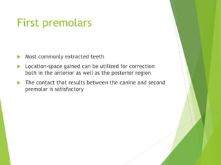 Extractions in orthodontics | PPT