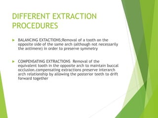 Extractions in orthodontics | PPT