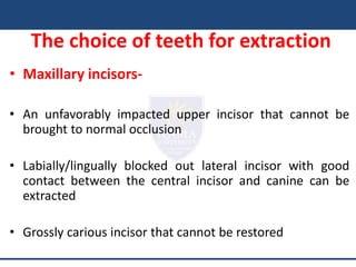 Extractions | PPT