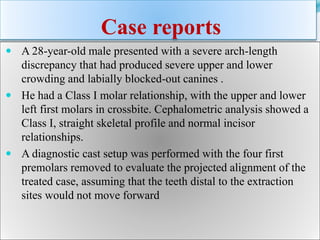 Extraction teeth for gaining space in orthodontics | PPTX