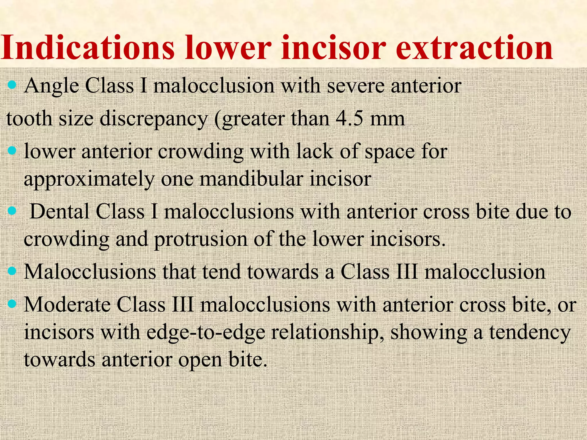 Extraction teeth for gaining space in orthodontics | PPTX