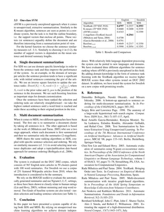 Extractive Document Summarization - An Unsupervised Approach | PDF