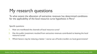 Extractive Industries in South America: Understanding Pre-Conditions ...
