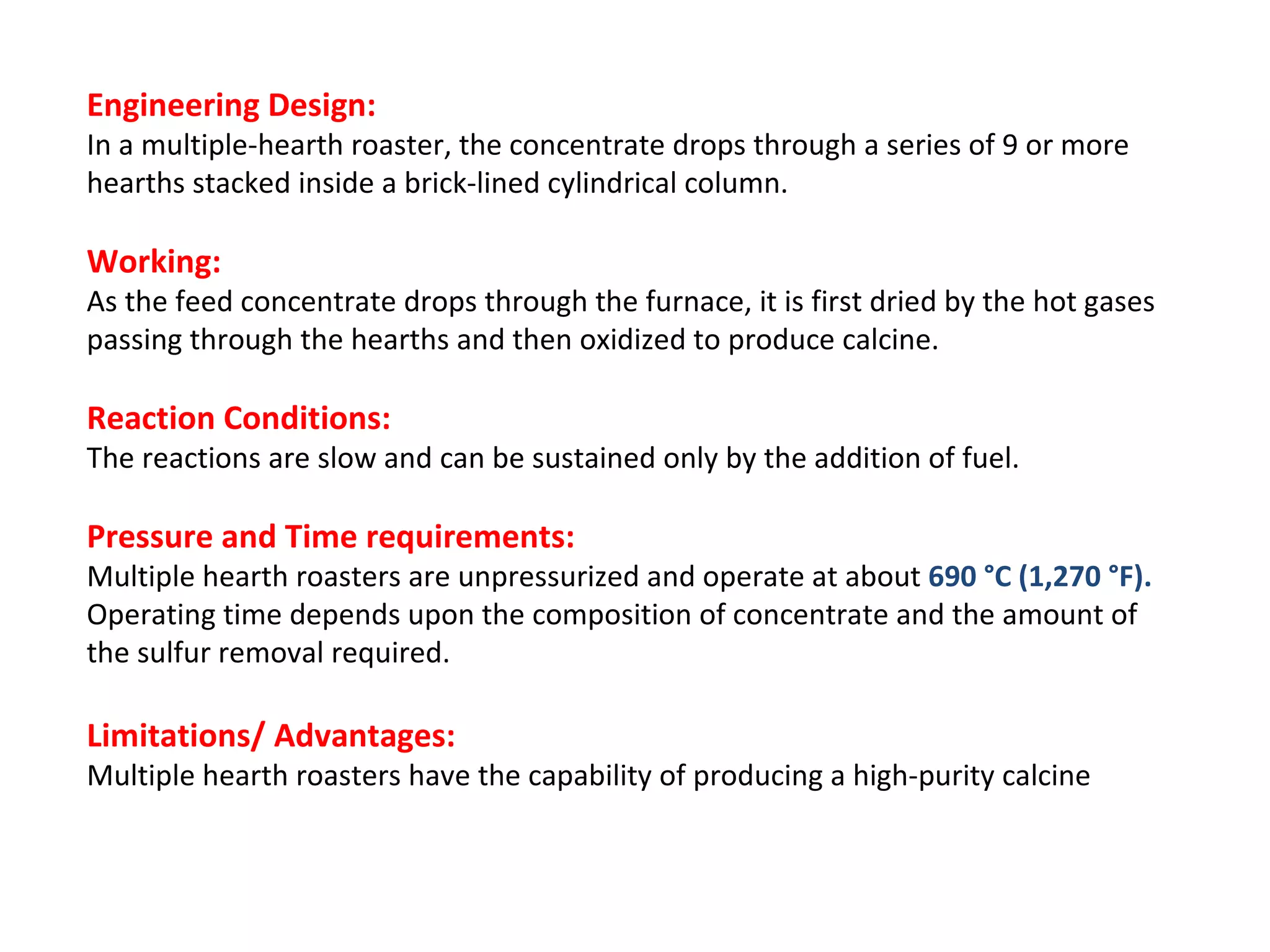 Extractive Metallurgy Presentation (Zinc) | PPT