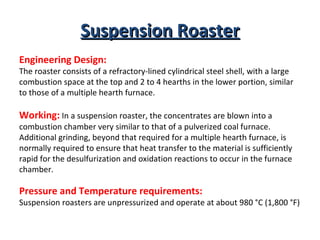 Extractive Metallurgy Presentation (Zinc) | PPT