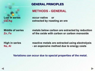 Extract Of Metals | PPTX