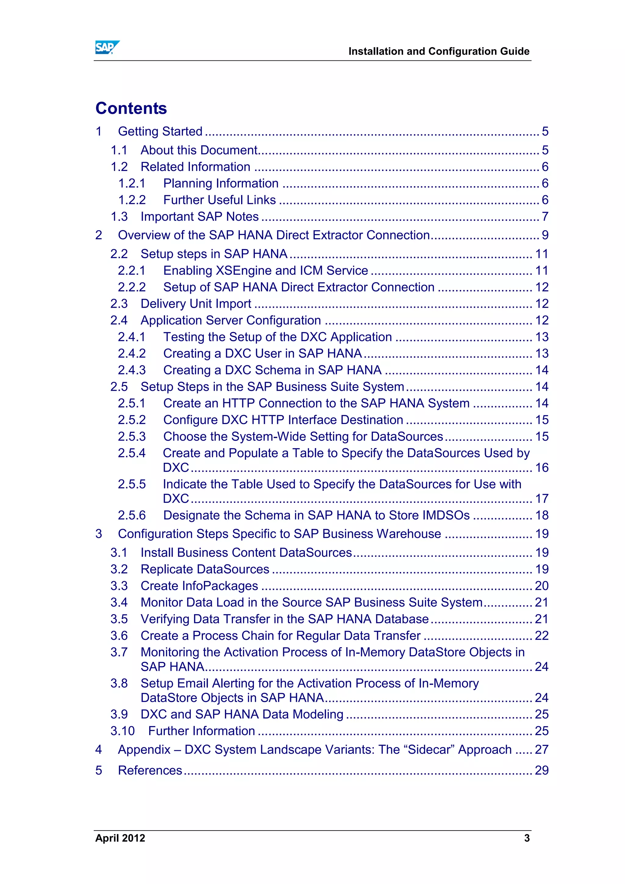 SAP HANA direct extractor:Data acquisition | PDF