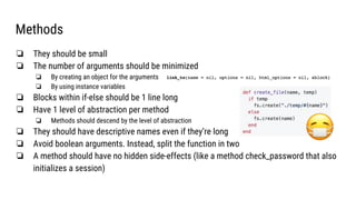Extracts from "Clean Code" | PPT