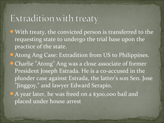 Extradition ppt | PPT