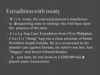 Extradition ppt | PPTX
