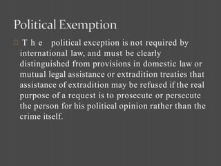 Extradition ppt | PPTX