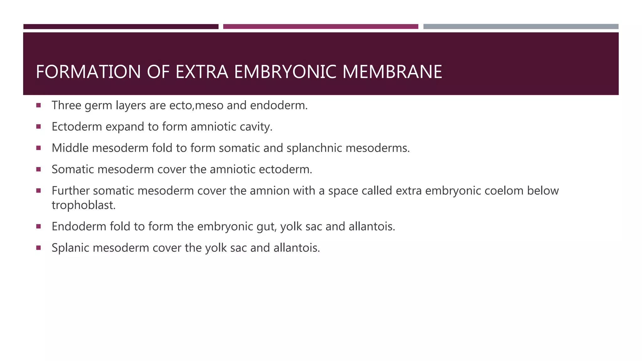 Extra embryonic membrane | PPTX
