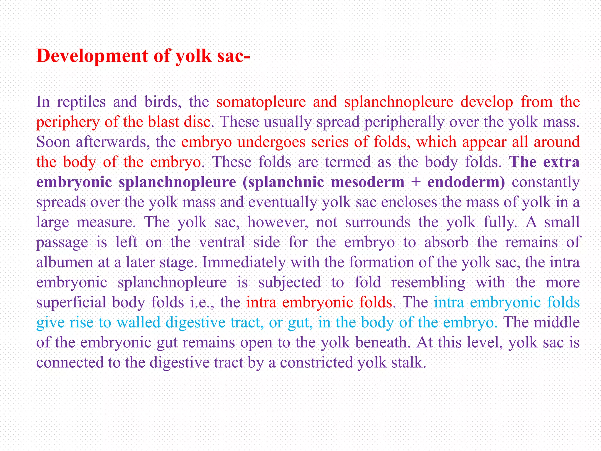 Extra embryonic membrane in chick, Types, Developments, Functions | PPTX