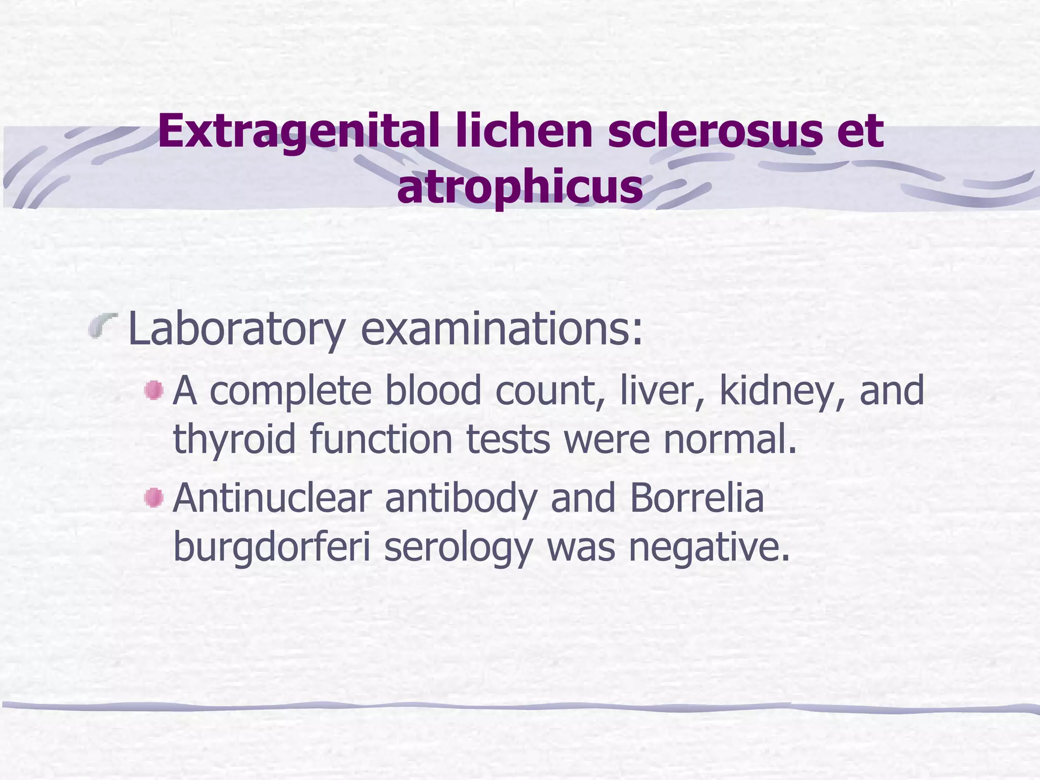 Extragenital lichen answer | PPT