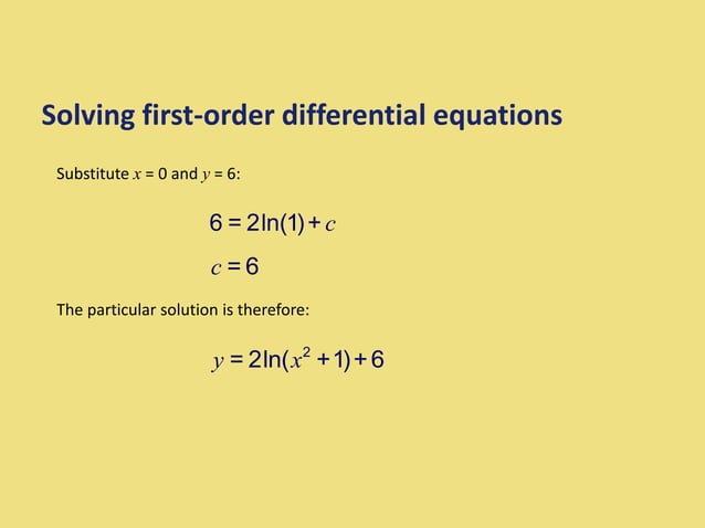 Extra Help 19 Differential Equationspptx 