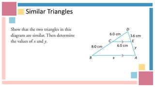 Similar and Congruent Triangles and problems.pptx