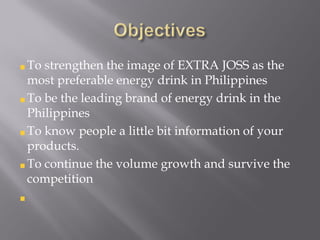 Extra Joss | PPTX | Marketing and Advertising | Business