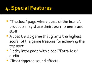 Extra Joss Site Proposal | PPT