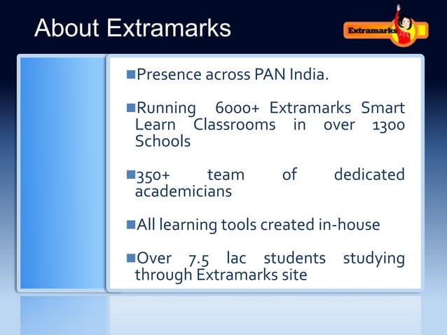 Extramarks Education (eLearning) Company Introduction | PPT Extramarks Education (eLearning) Company Introduction | PPT