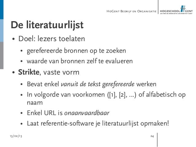Een literatuurstudie maken: hoe & waarom