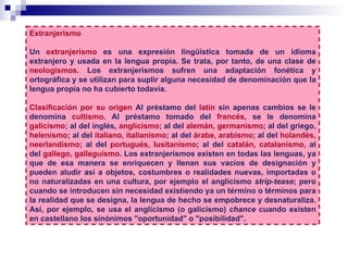 Extranjerismos | PPT
