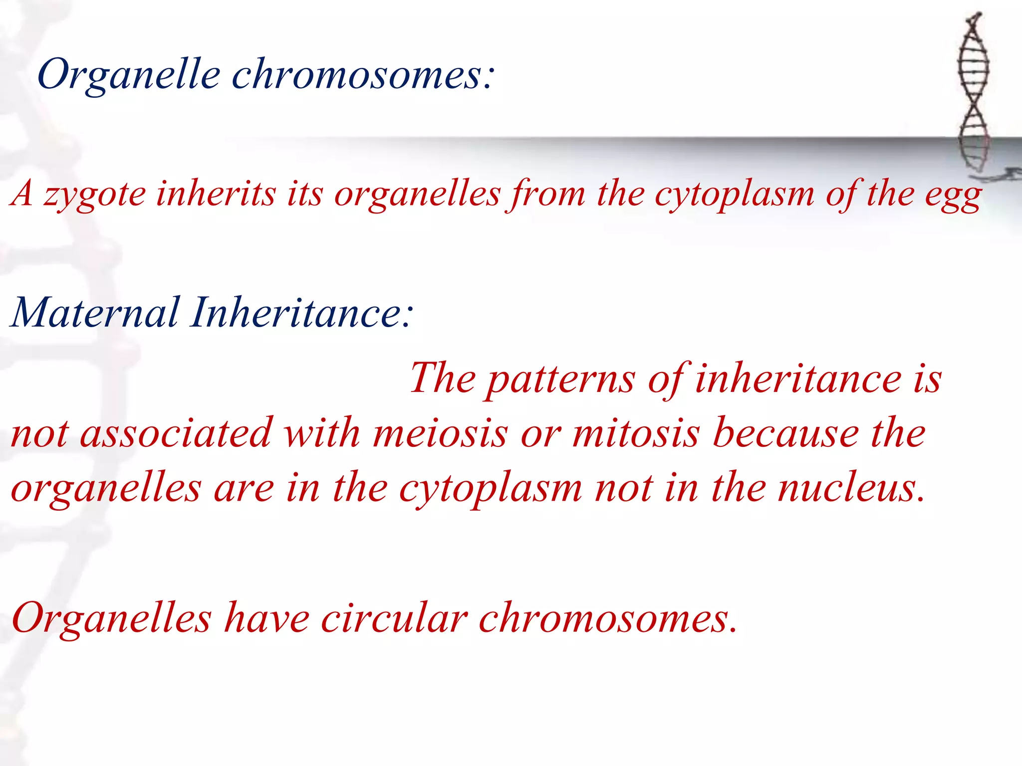 Extra nuclear inheritance | PPTX