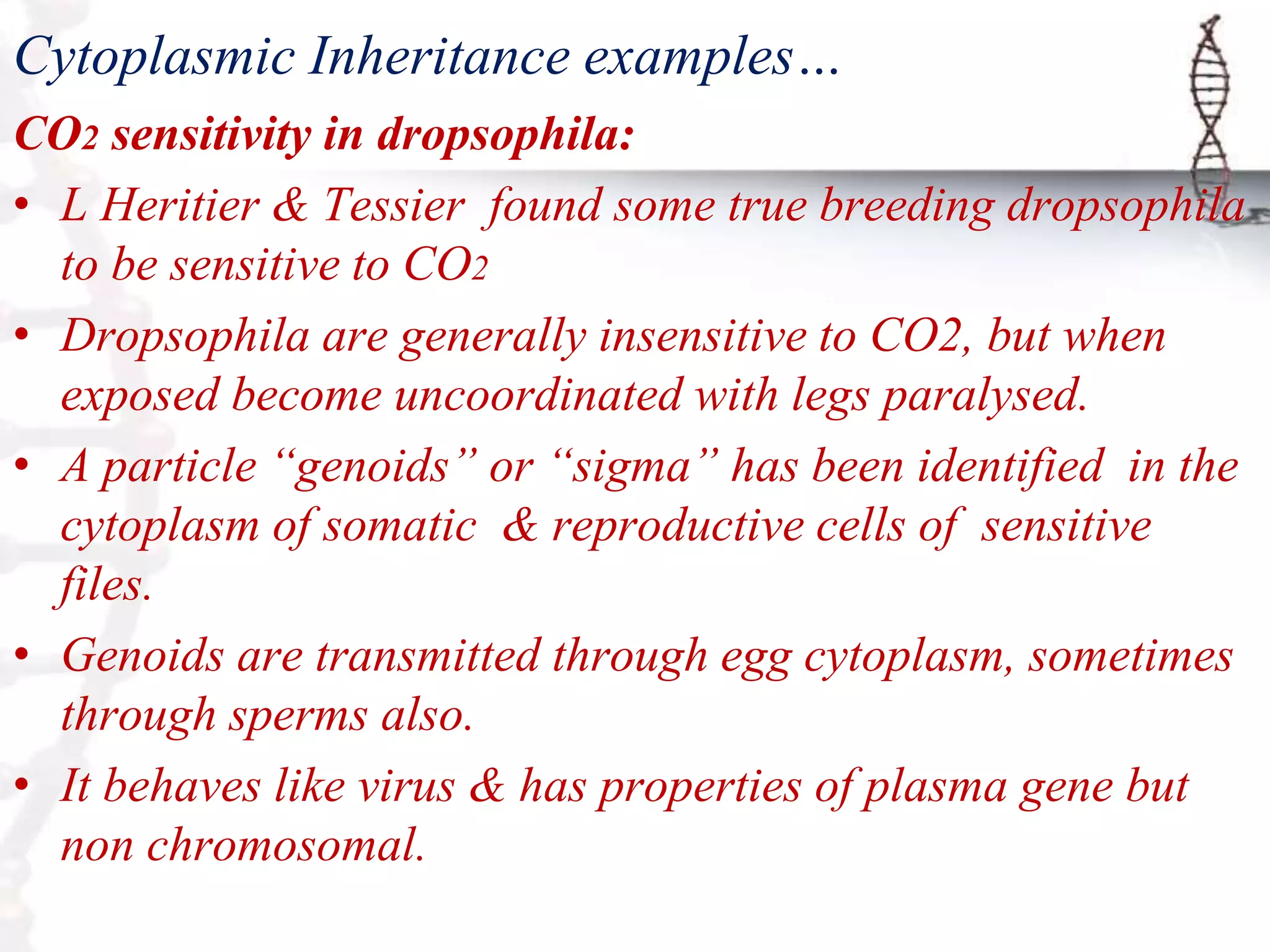 Extra nuclear inheritance | PPTX