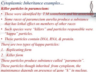 Extra nuclear inheritance | PPTX