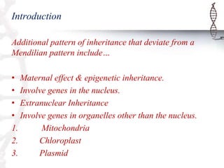 Extra nuclear inheritance | PPTX
